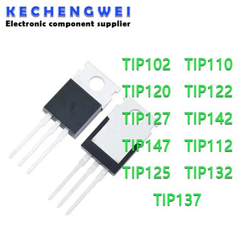 10pcs Tip102 Tip120 Tip122 Tip127 Tip142 Tip147 Transistor Tip142t Tip147t Tip110 Tip112 Tip125