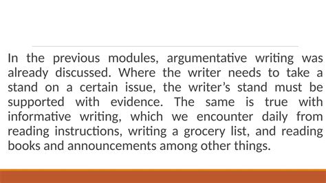 Using Informative Writing Techniques Pptx Education