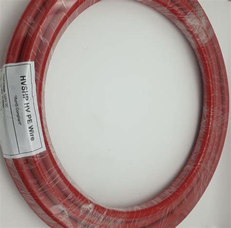 Hochspannungskabel PE/PVC 120kV 20m - HV Kabel verlustarm, rot ...