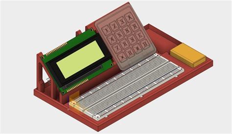 Breadboardlcdkeypad By Lewis Bryant Download Free Stl Model