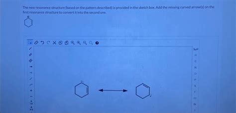 Solved The new resonance structure (based on the pattern | Chegg.com