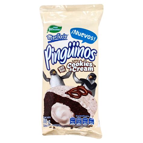 Comprar Pinguinos Marinela Cookies Y Cream 80 G Walmart Guatemala