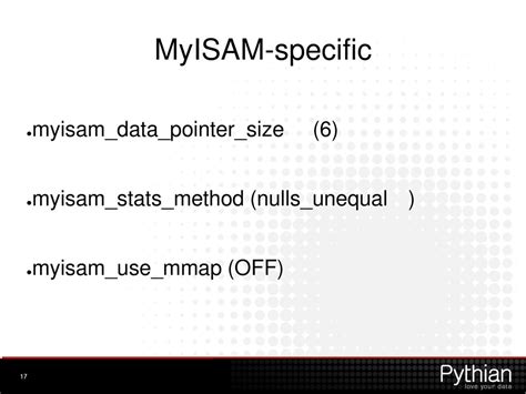 mysql 5 1 configuration files and options part ii ppt download