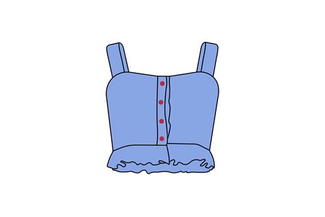 Light Blue Crop Top Graphic By Galaxystudio645 · Creative Fabrica