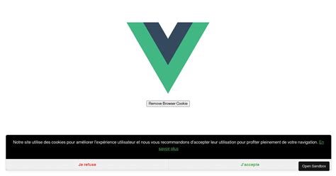 vue template forked codesandbox