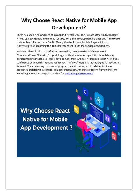 Why Choose React Native For Mobile App Development By Minds Task