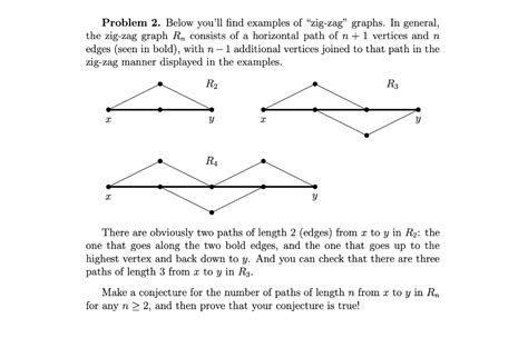 Solved Problem Below You Ll Find Examples Of Zig Zag Chegg
