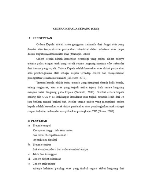 Lp Cidera Kepala Pdf