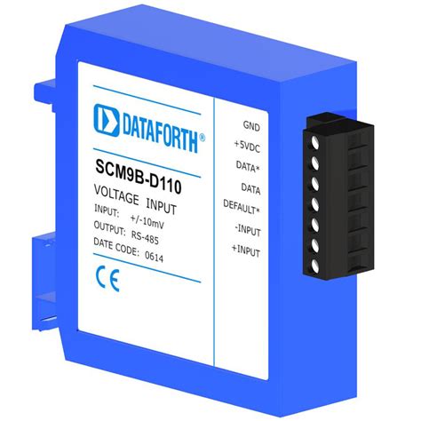 Dataforth 9b Voltage Input Din Rail Module Impulse Embedded