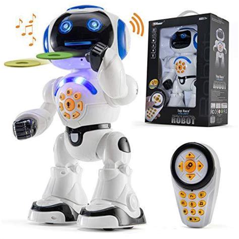 Top Race Remote Control Rc Robot Toy Walking Talking Dancing Toy Ai