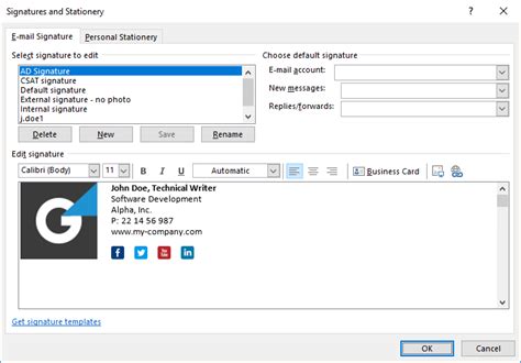 How To Deploy An Email Signature In Outlook By Using A Visual Basic Script