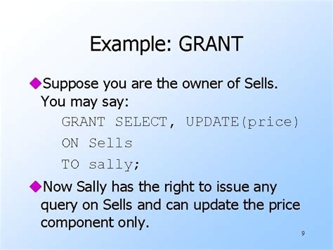 SQL Authorization Privileges Grant And Revoke Grant Diagrams