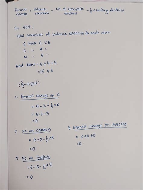 Solved Scn Structure Not Scn Assume The Above Molecule Exists As Course Hero