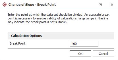 Change Of Slope Analysis
