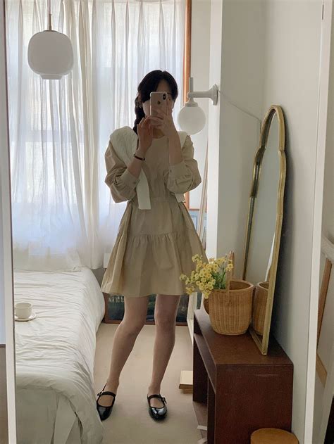 루엣 🫰반팔추가 Made 솔티 허리 스트링 퍼프 캉캉 긴팔 반팔 미니 원피스 루엣 🫰반팔추가 Made 솔티 허리 스트링 퍼프 캉캉 긴팔 반팔 미니 원피스