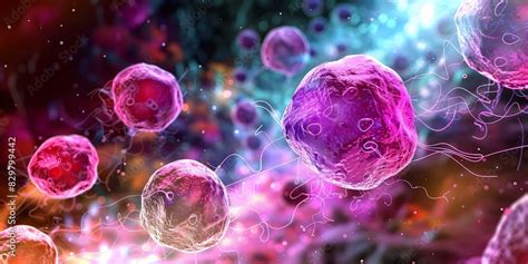 3d Image Showing Basophils Releasing Histamine And Mediators In Allergic Reactions Concept 3d