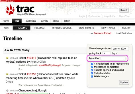 Feature 33602 Add An Interface To Filter Activities By User Redmine