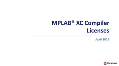 Licenses Microchip Technology