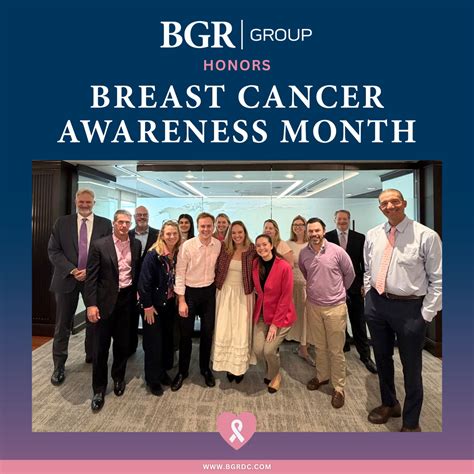 Bgr Honors Breast Cancer Awareness Month Bgr Group