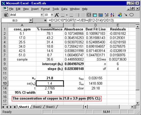 Chem301 Tutorial Calculations With Excel Lottery Pick Lottery Excel