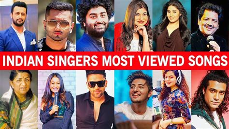 Top 3 Most Viewed Songs Of Bollywood Singers On Youtube 2024 Youtube
