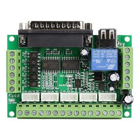 Axis CNC Breakout Board For Stepper Motor Driver MACH Parallel Port Control Daraz Pk