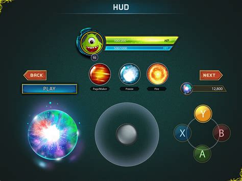 Game UI UX Behance
