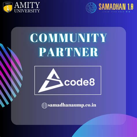 Samadhan 1 On Linkedin Samadhan1 Code8 Communitypartnerships