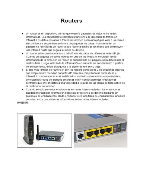 Routers | PDF