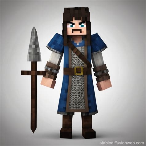 Medieval Minecraft Modpack Characters Stable Diffusion Online