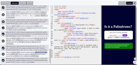 Build A Palindrome Checker Project Build A Palindrome Checker JavaScript The FreeCodeCamp