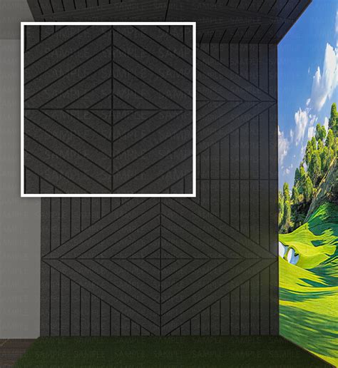 Design Golf Simulator Sound Panels