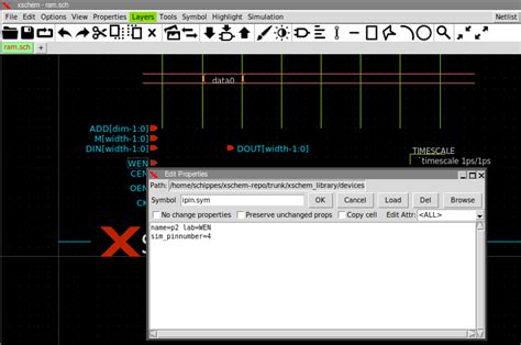 Xschem Tutorial Create A Symbol And Use An Existing Netlist