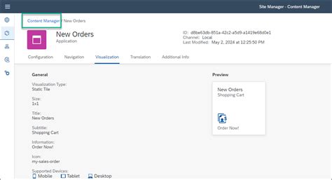 Add An Sapui5 App To A Workpage In Sap Build Work Zone Advanced Edition Sap Tutorials
