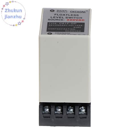 zhukunjianzhu c61f gp ac220v level relay floatless level switch level