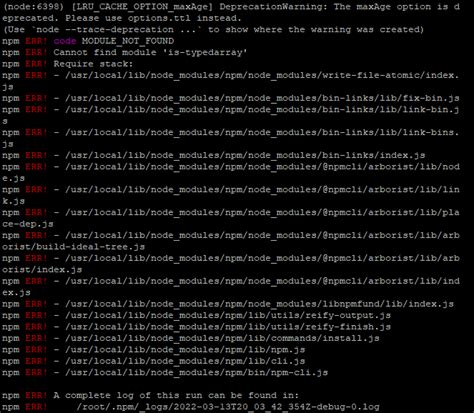Cannot Find Module Is Typedarray · Issue 4559 · Npmcli · Github