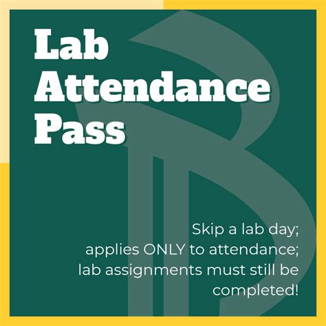 Lab Attendance Pass Bit Pocket
