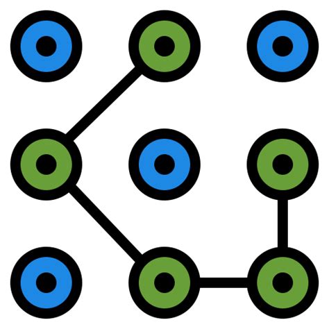 Lock Pattern Generic Outline Color Icon