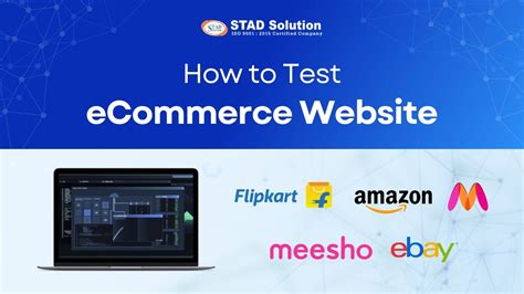 How To Test Ecommerce Websites Live Workshop By Stad Solution Youtube