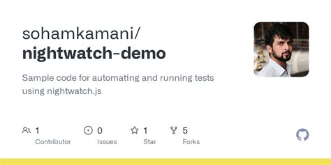 Github Sohamkamaninightwatch Demo Sample Code For Automating And Running Tests Using