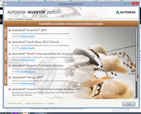 trouble installing autodesk community