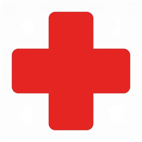 Uma Cruz Vermelha Com Uma Cruz Vermelha Vetor Premium Gerado Com Ia