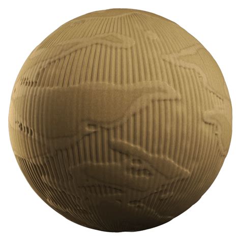 Damaged Cardboard Pbr Texture A23d