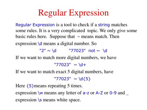 Ppt Regular Expression Ascii Converting Powerpoint Presentation Free