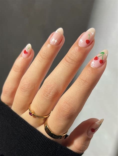 Cherry Chic 50 Stunning Nail Designs To Sweeten Your Style With Cherry Inspired Elegance