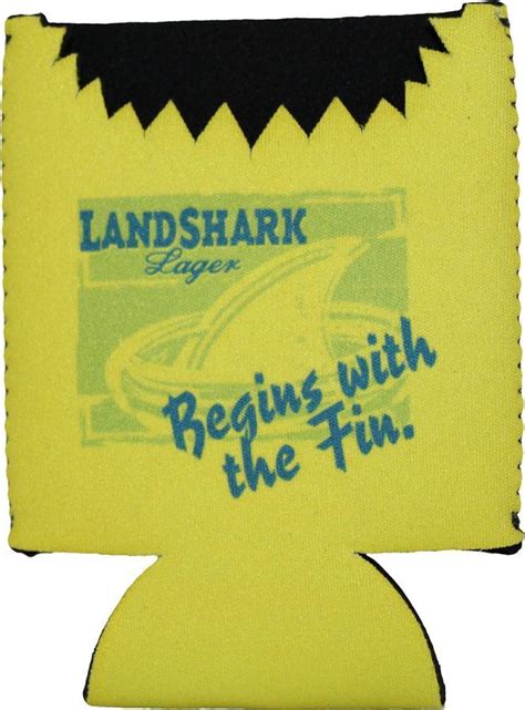Landshark Lager 4 Sharkbite Beer Can Holders Cooler Coolie Koozie