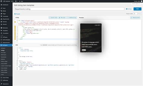 how to create custom listing layouts using twig and extramural components
