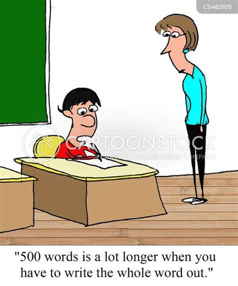 Written Assignment Cartoons And Comics Funny Pictures From Cartoonstock
