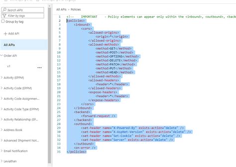 CORS Issue On New Developer Portal Even If Global API Policy Already Implemented Issue