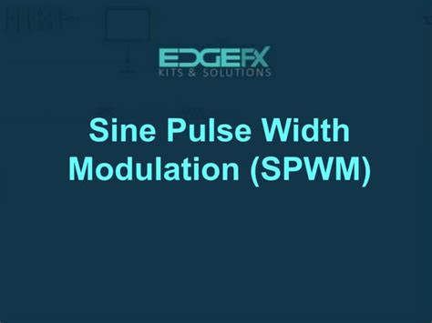 About Sine Pulse Width Modulation Pptx